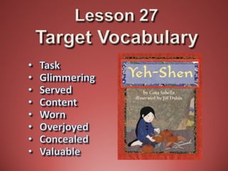 Lesson 27 - Yeh Shen - 2017 | PPT