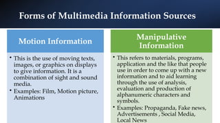 Lesson 27_Multimedia Information and Media.pptx