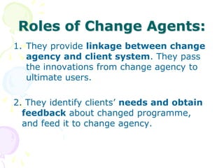 Lesson 28 change agent | PPT