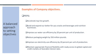 Lesson 2 a balanced approach to setting objectives | PPTX