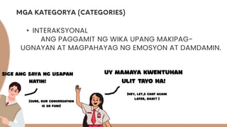 Lesson 2 ang Wika Gamit ng Wika Mac Halliday 1973 | PPTX