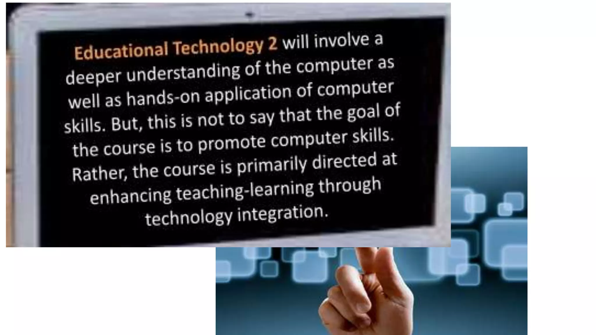 Lesson 2 an overview educ.tech 2 | PPT