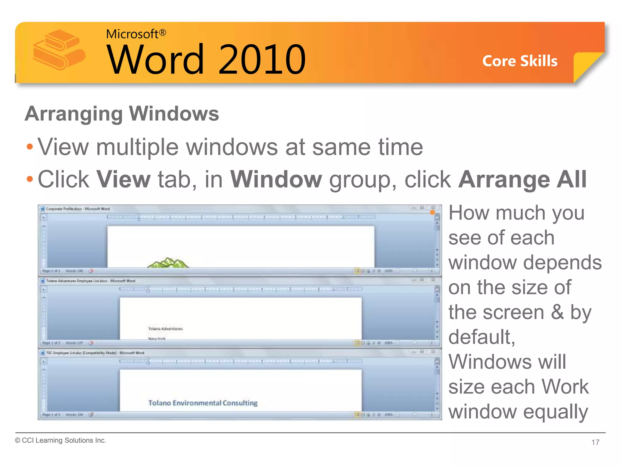 Word Lesson 2A PPT | PPT