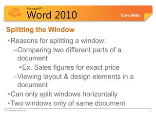 Word Lesson 2A PPT | PPTX