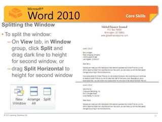 Word Lesson 2A PPT | PPTX