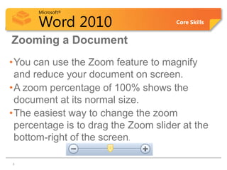 Word Lesson 2A PPT | PPTX