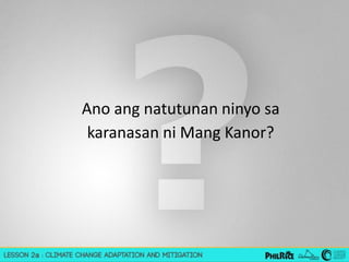 Climate Change: Adaptation and Mitigation - Palayamanan | PDF