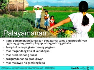 Climate Change: Adaptation and Mitigation - Palayamanan | PDF