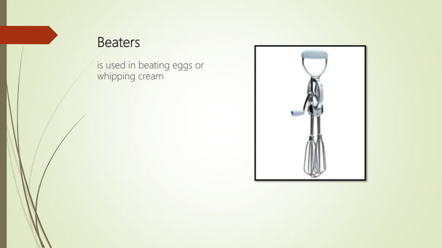 Lesson2 baking tools and equipment and their functions | PPTX