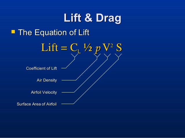 Lesson 2 basic aerodynamics