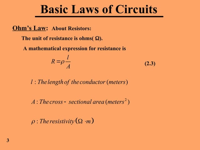 Lesson 2 Basic Circuit Laws.pptlllllllllllllllllllllll | PPT