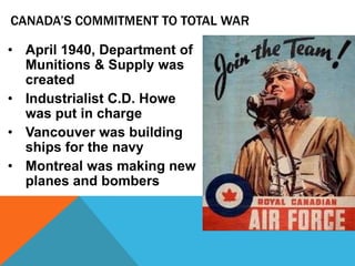 Lesson 2 Canada and WWII | PPTX