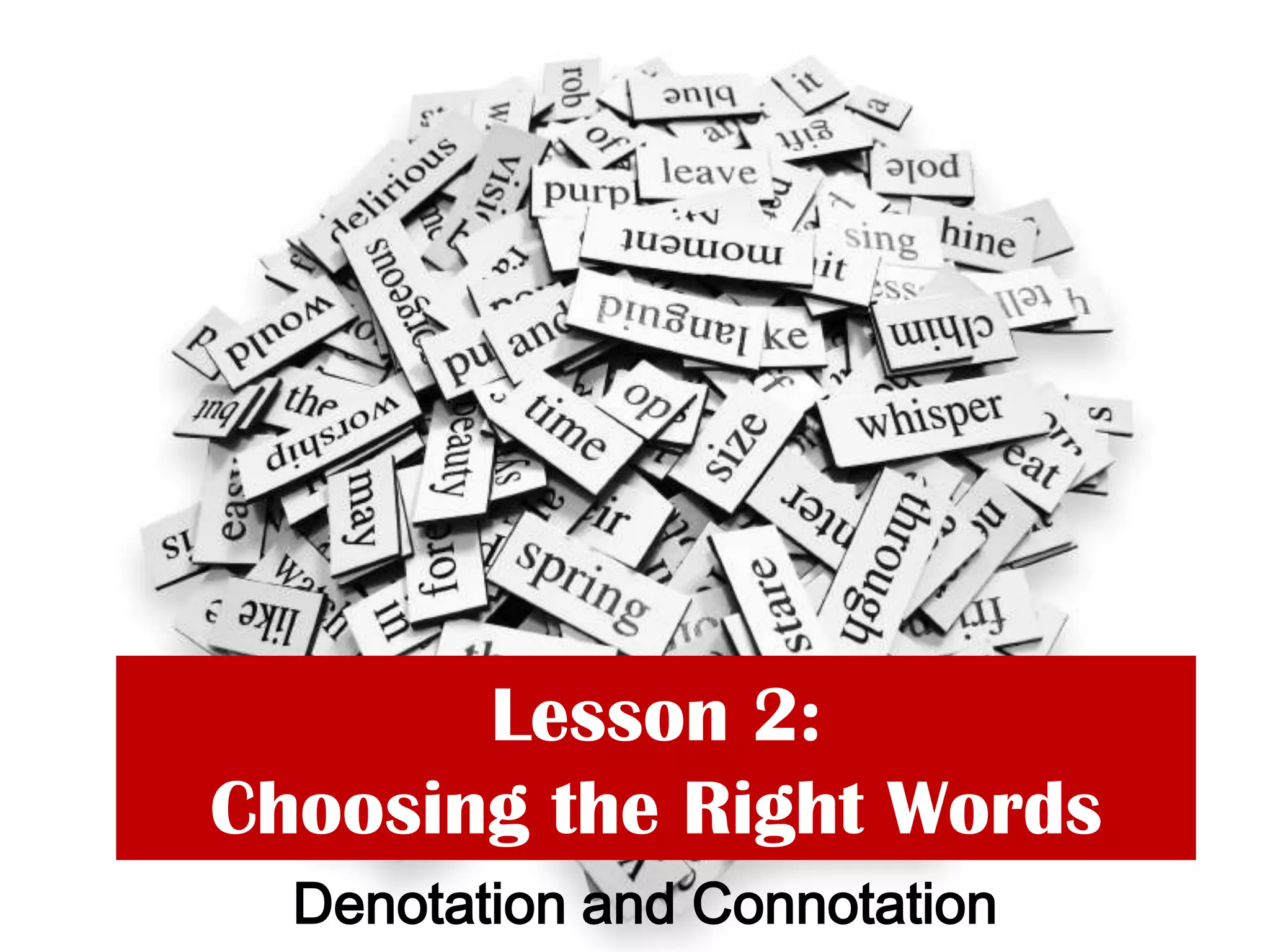 Denotation and Conotation | PPTX