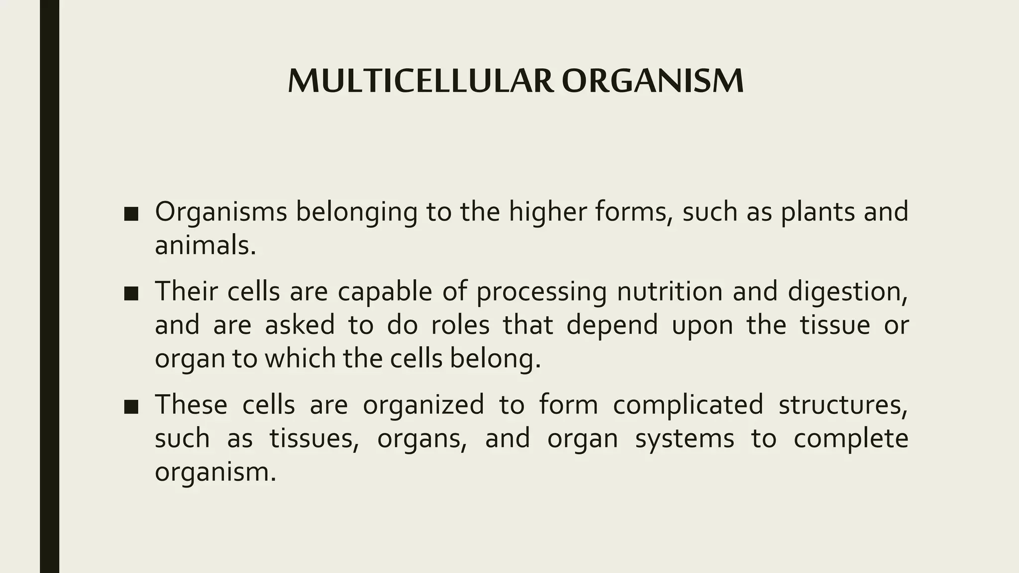 General Biology 1 - Lesson 2 Classification of Cell | PPTX