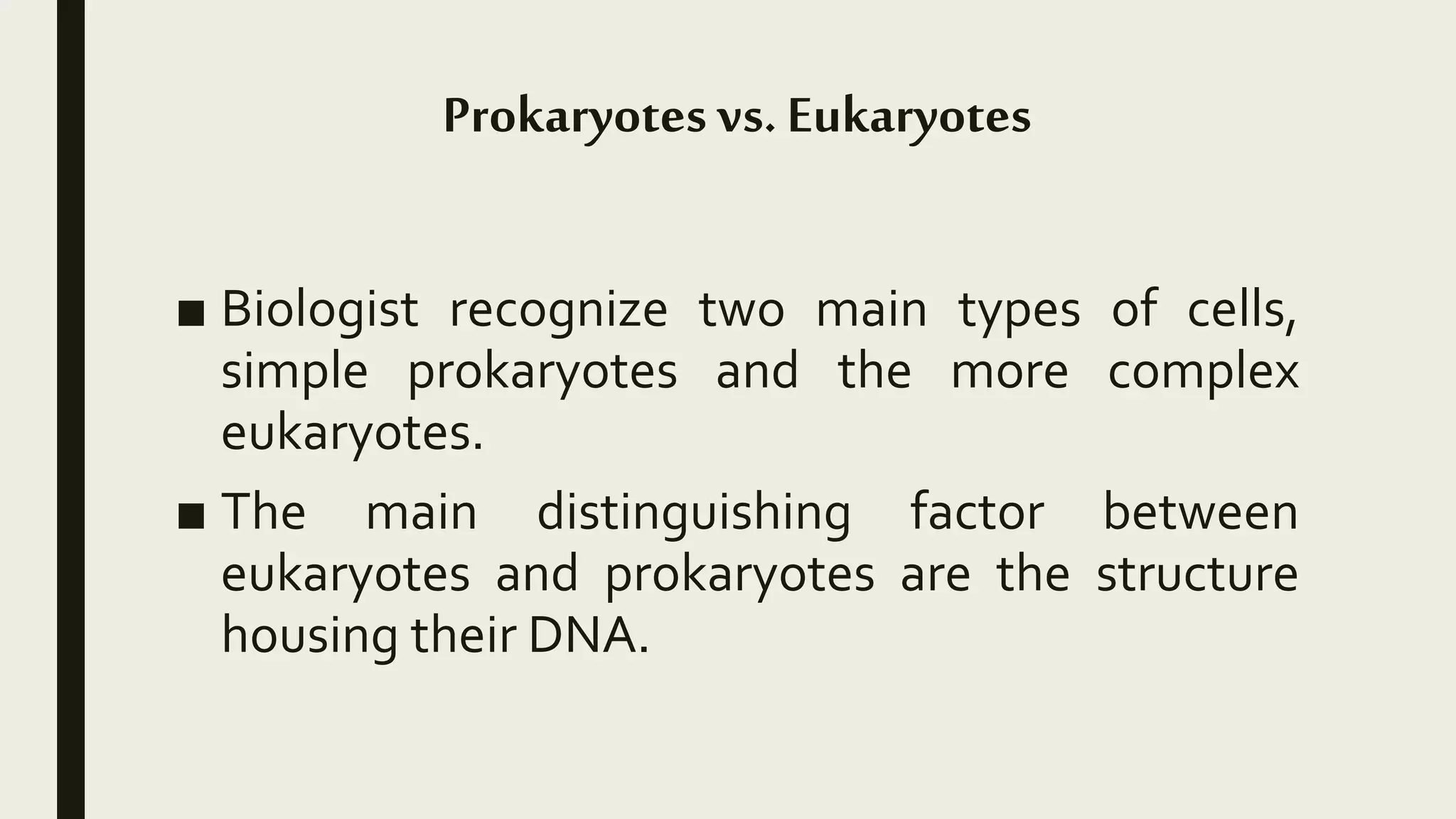 General Biology 1 - Lesson 2 Classification of Cell | PPTX