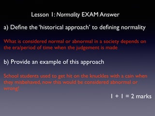 Lesson 2 classifying mental disorders | PPT