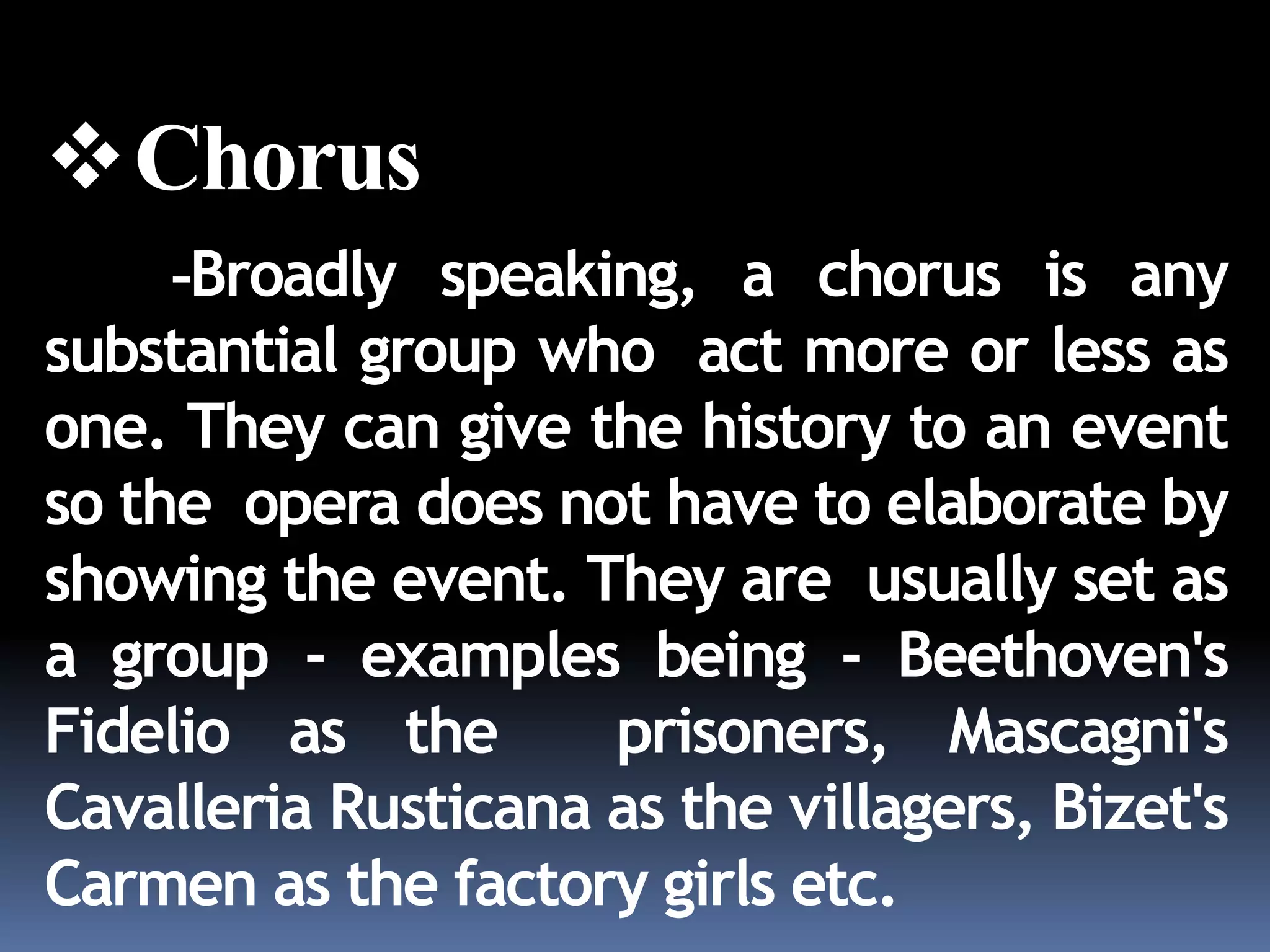 Music 9 Lesson 2 components of an opera | PPTX