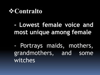 Music 9 Lesson 2 components of an opera | PPTX