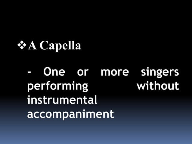 Music 9 Lesson 2 components of an opera | PPTX | Music | Entertainment