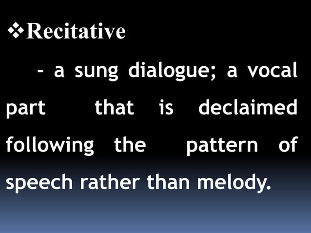 Music 9 Lesson 2 components of an opera | PPTX | Music | Entertainment