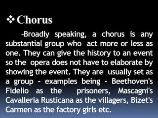 Music 9 Lesson 2 components of an opera | PPTX