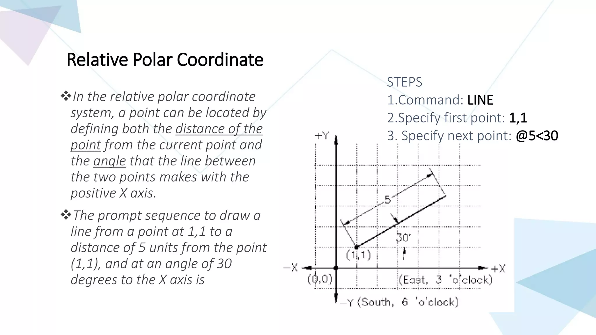 AutoCAD Lesson coordinate system | PDF