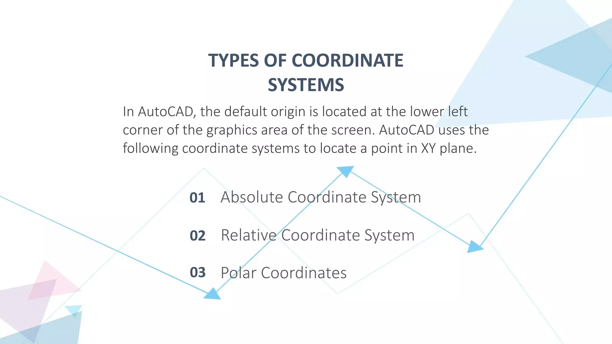 AutoCAD Lesson coordinate system | PDF