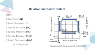 AutoCAD Lesson coordinate system | PDF