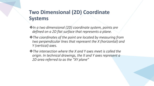 AutoCAD Lesson coordinate system | PDF