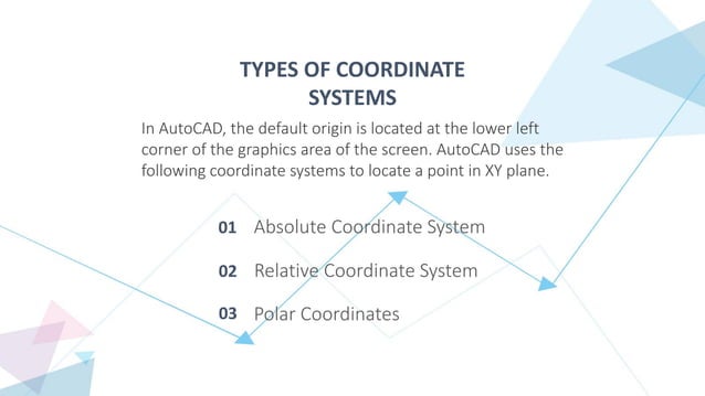 AutoCAD Lesson coordinate system | PDF
