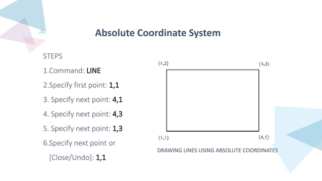 Autocad Lesson Coordinate System Pdf