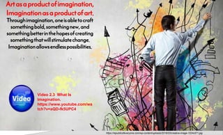 Lesson 2 Creativity, imagination and expression PPT.pptx | Arts and ...