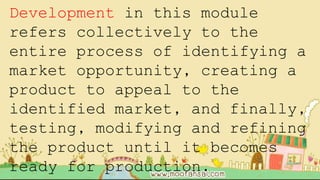 Lesson 2 Environment and Market , Concept Development | PPTX