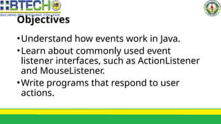LESSON 2 Event Handling in Java GUI.pptx