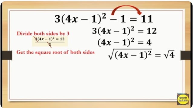 Quadratic Equation by extracting square root.pptx