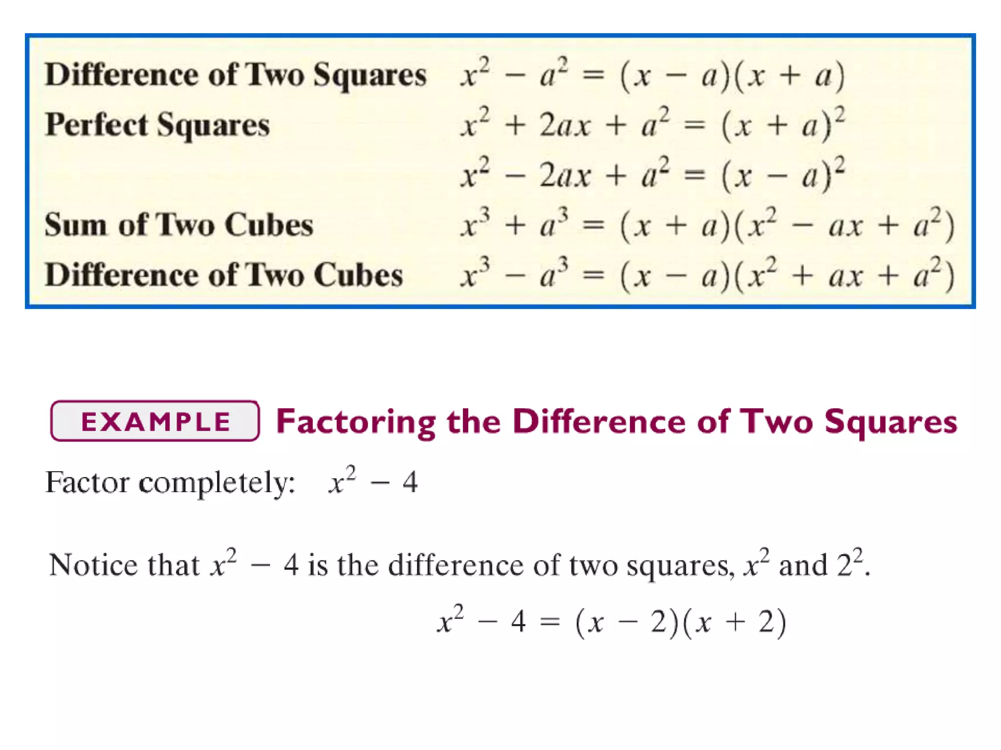 Lesson 2 factoring & rational expressions | PPT