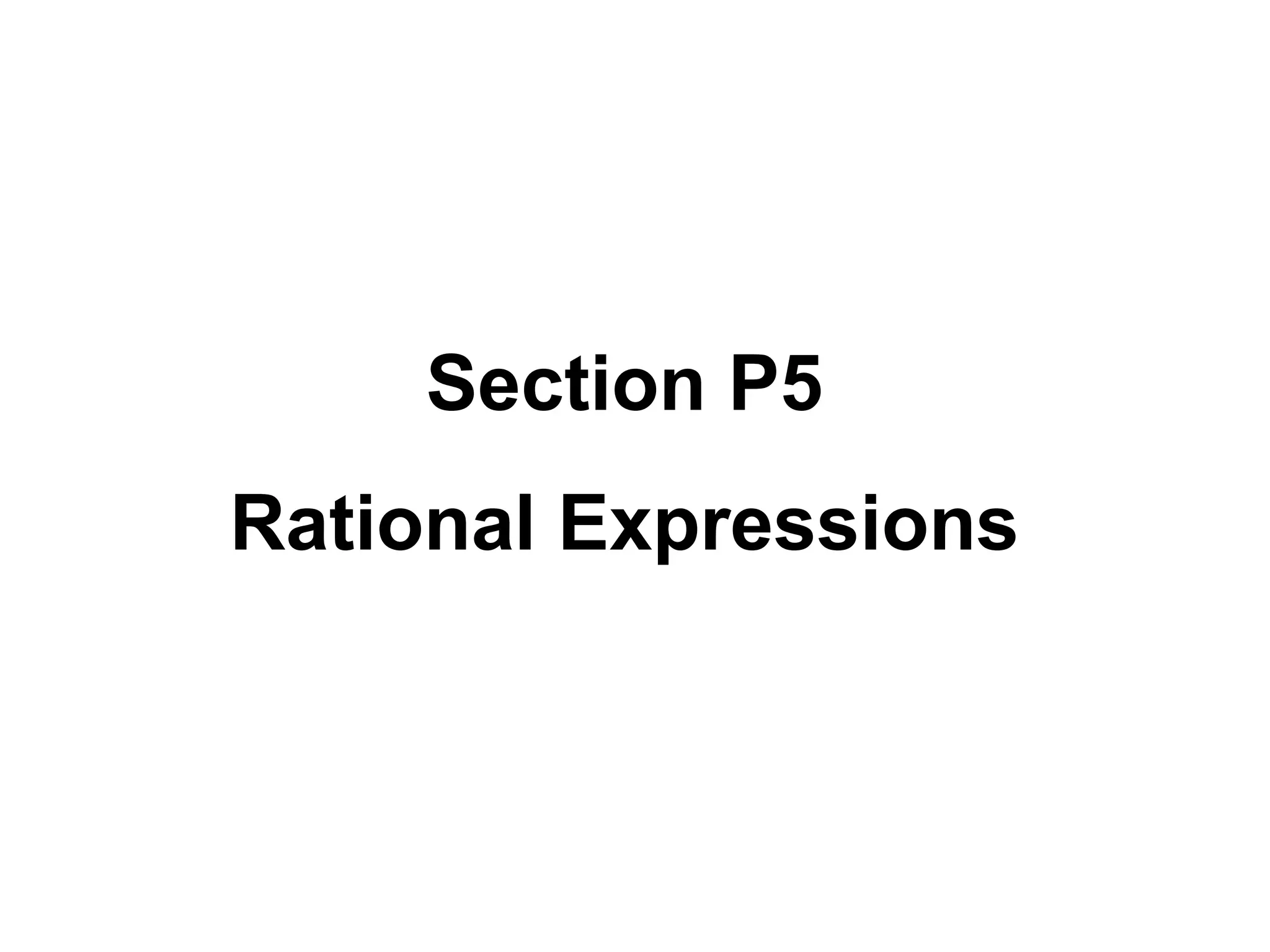 Lesson 2 factoring & rational expressions | PPT