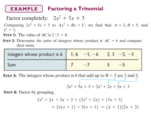 Lesson 2 factoring & rational expressions | PPT