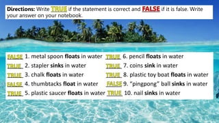lesson 2 Float or Sink.pptx