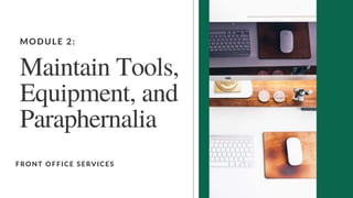 Lesson 2 Front Office Services PPT.pptx