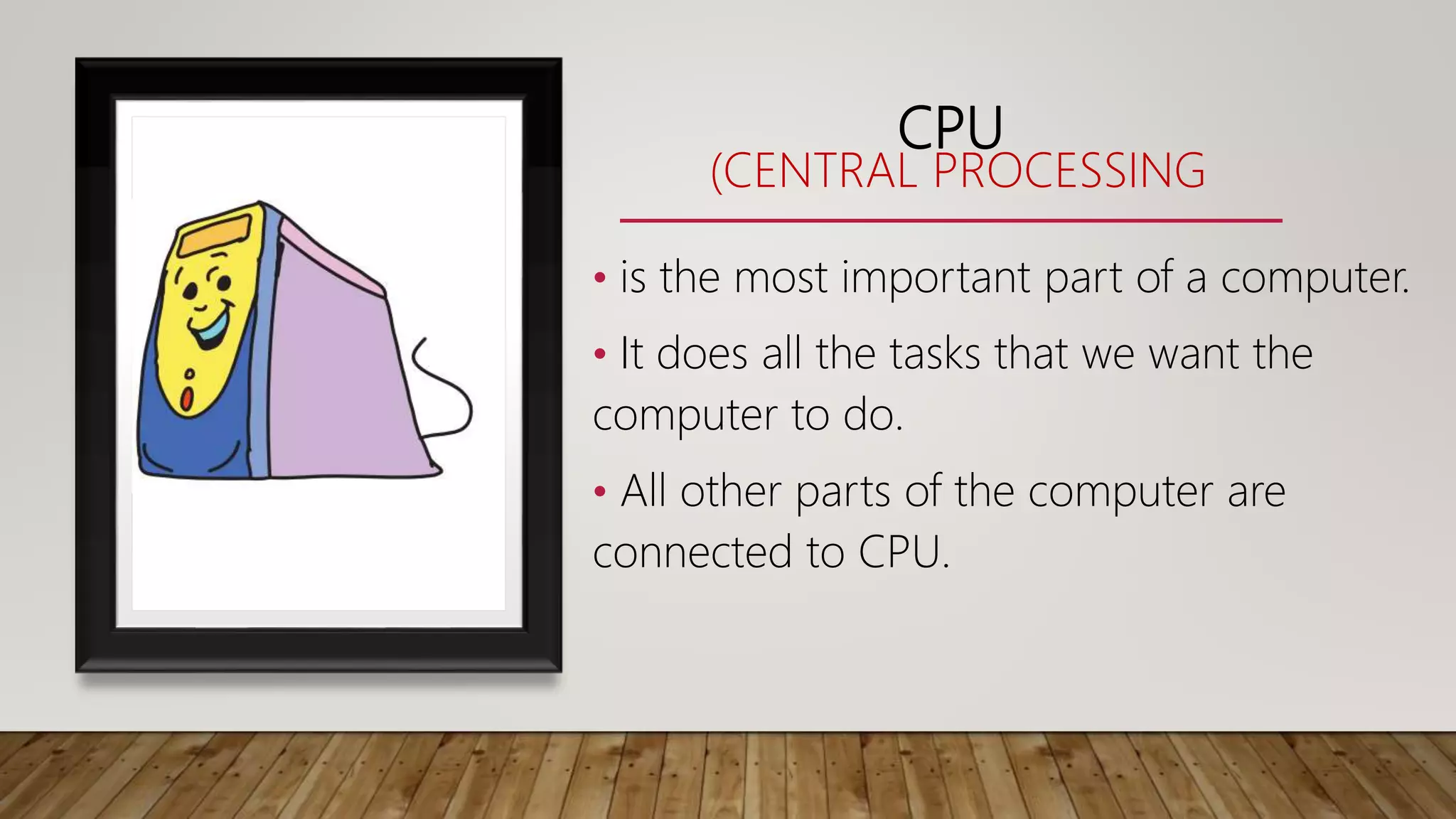 Computer Parts Lesson 1 Grade 2 | PPTX