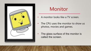 Computer Parts Lesson 1 Grade 2 | PPTX