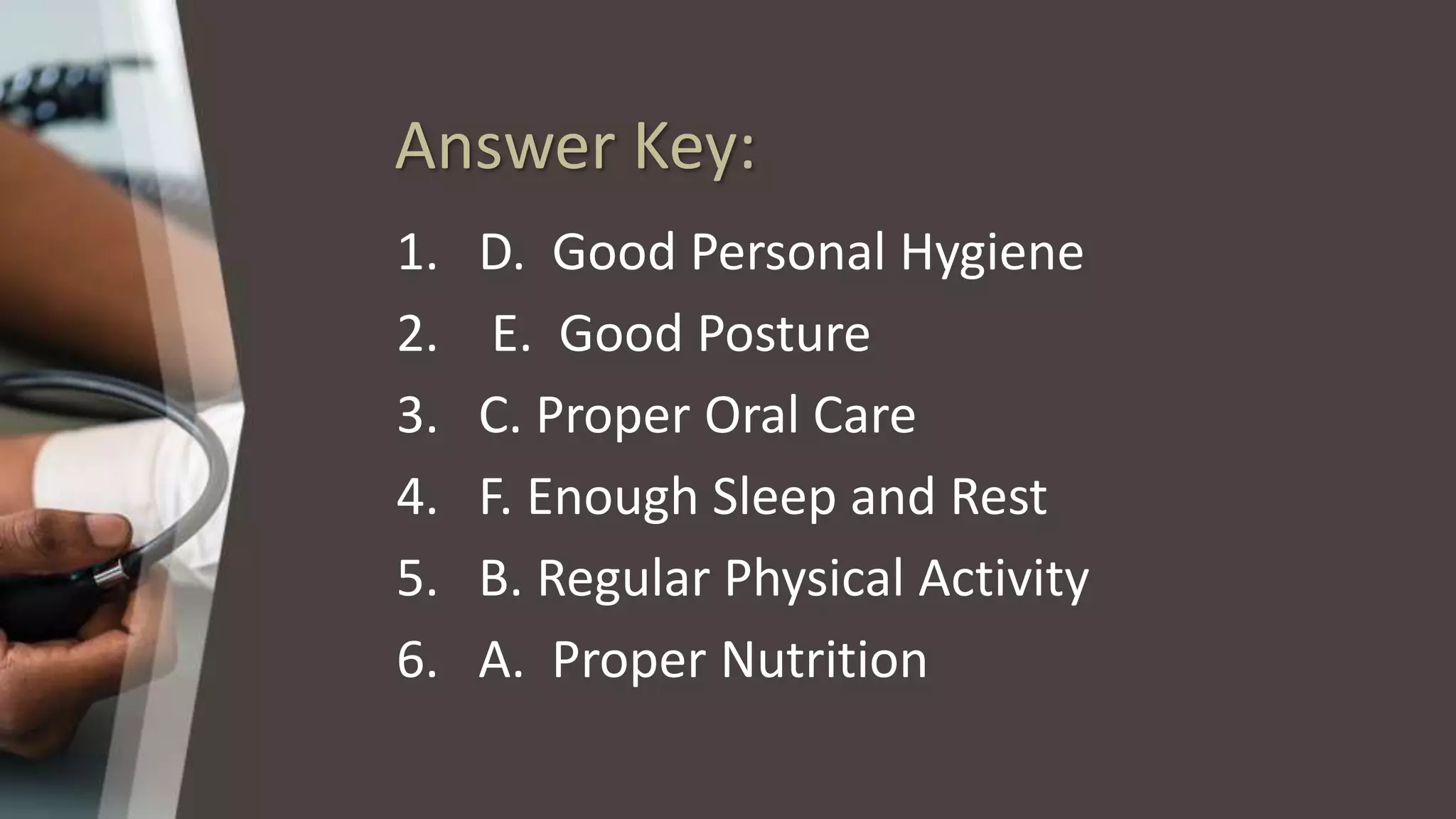 Personal Health: Self Management Skills | PPTX