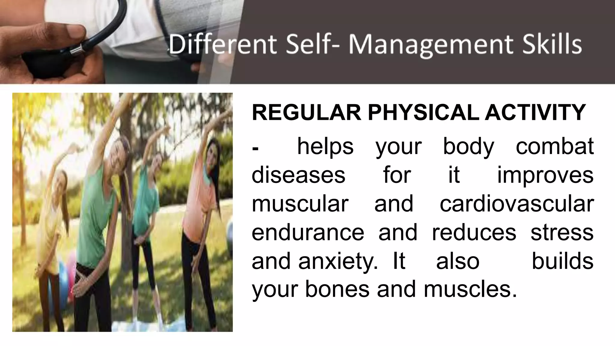 Personal Health: Self Management Skills | PPTX