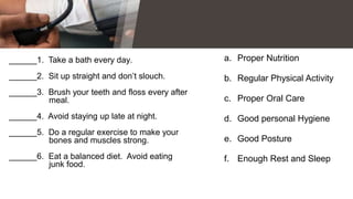 Personal Health: Self Management Skills | PPTX