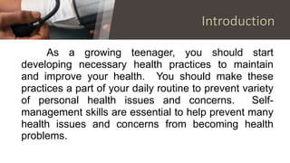 Personal Health: Self Management Skills | PPTX