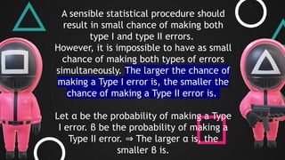 presentation for types of error in statistic. pptx | PPTX