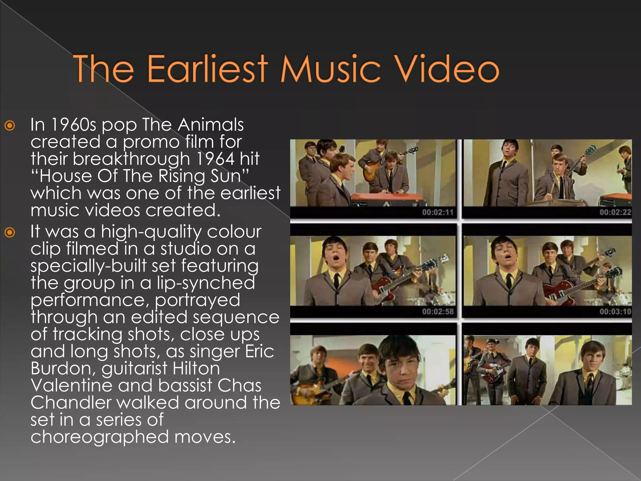 Music video history | PPTX