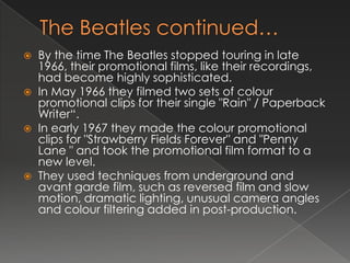 Music video history | PPTX