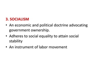 Political Ideologies | PPTX